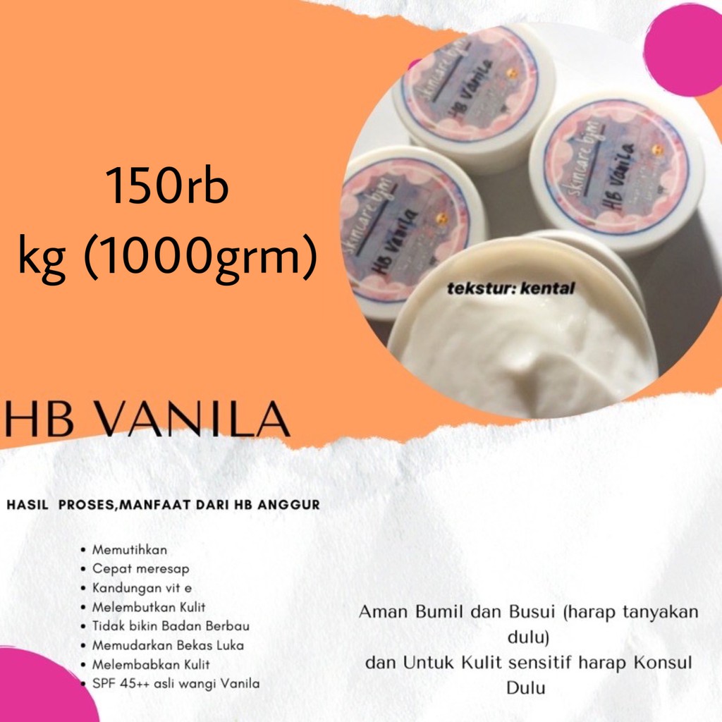 Jual HB Vanila 1kg | Shopee Indonesia