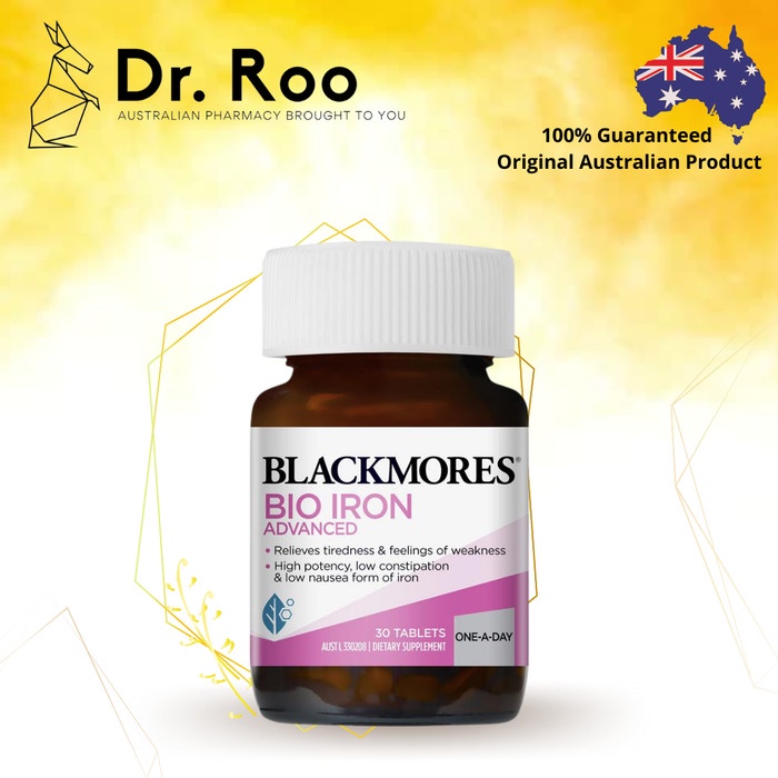 Jual Blackmores Bio Iron Advanced 30 Tablets | Shopee Indonesia