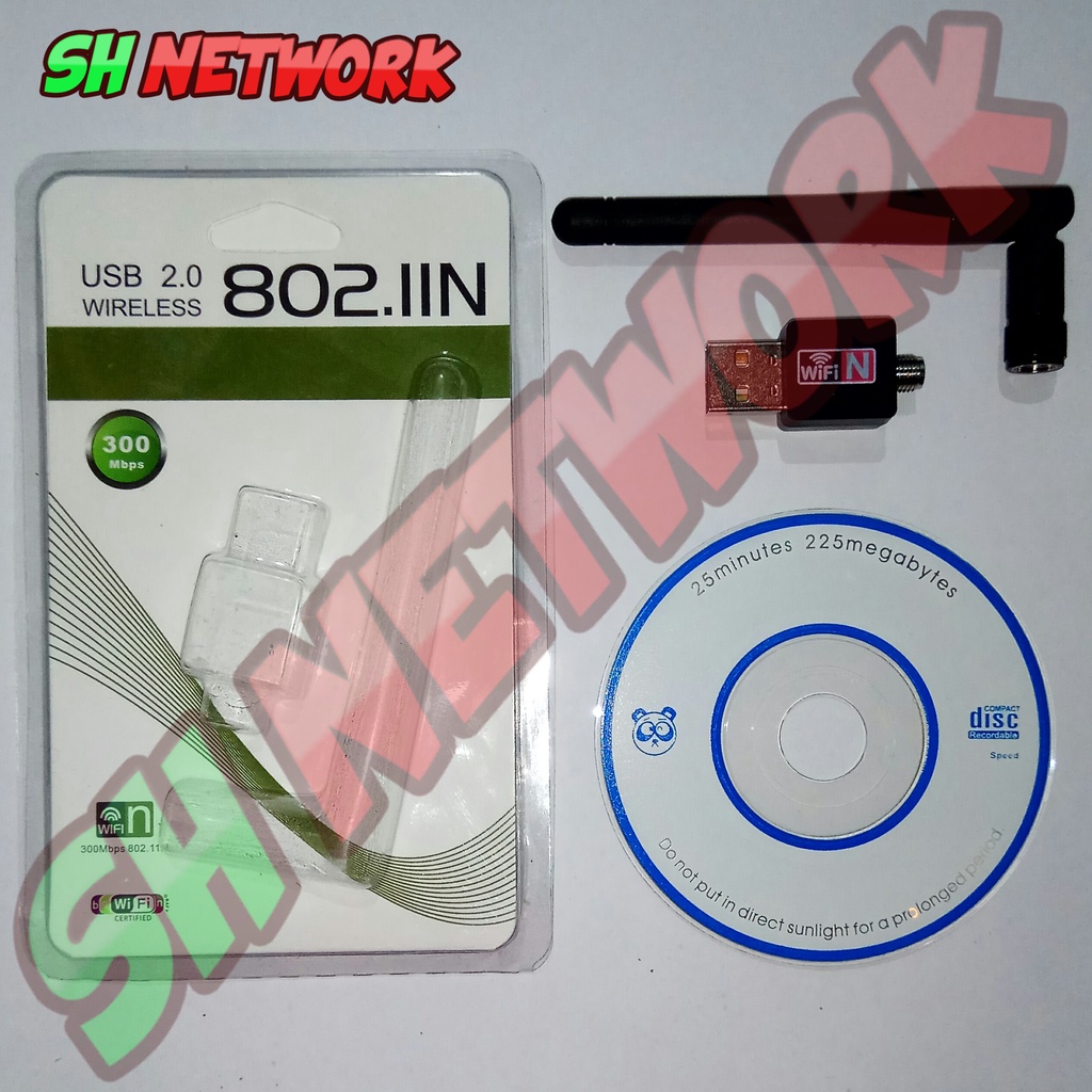 Jual Realtek RTL8188FTV 300Mbps Antena 2dBi Wireless Nano USB Dongle ...