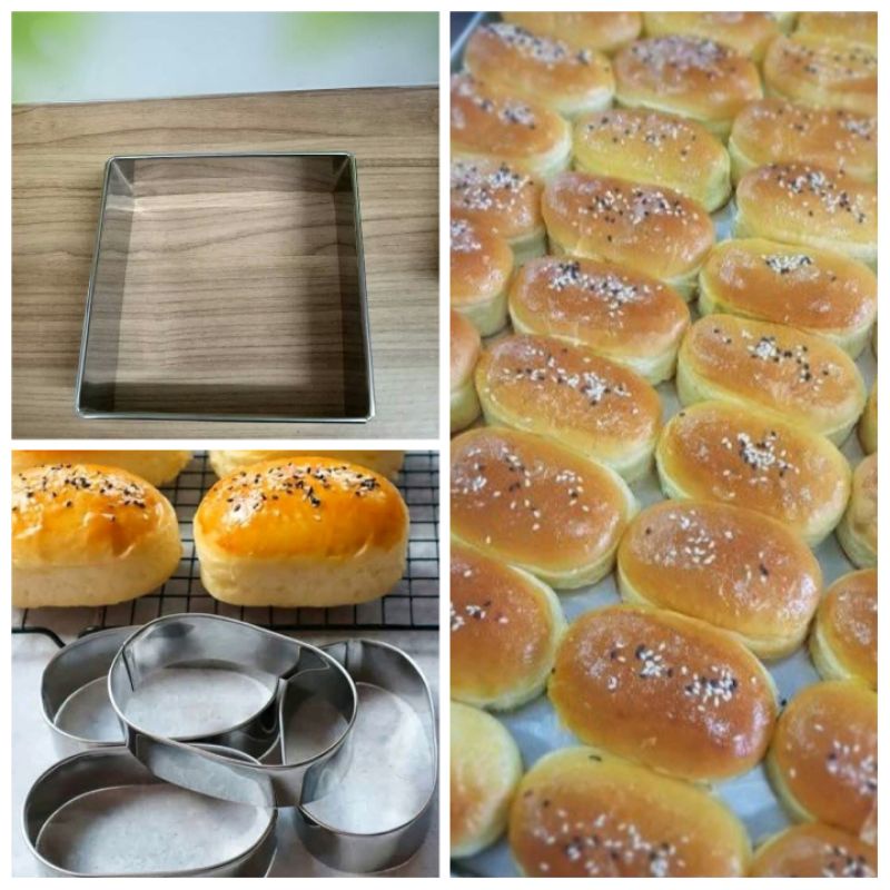 Jual ring cutter kotak/ring cutter oval/ring cutter roti | Shopee Indonesia