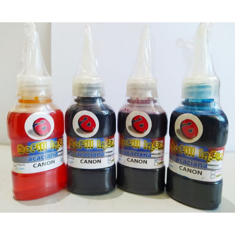 Jual tinta refill acaciana canon 100ml | Shopee Indonesia