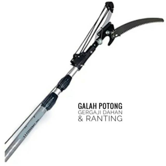 Jual Tree Pruner Galah Tongkat 3 Meter Pemotong Gergaji Gunting Dahan ...
