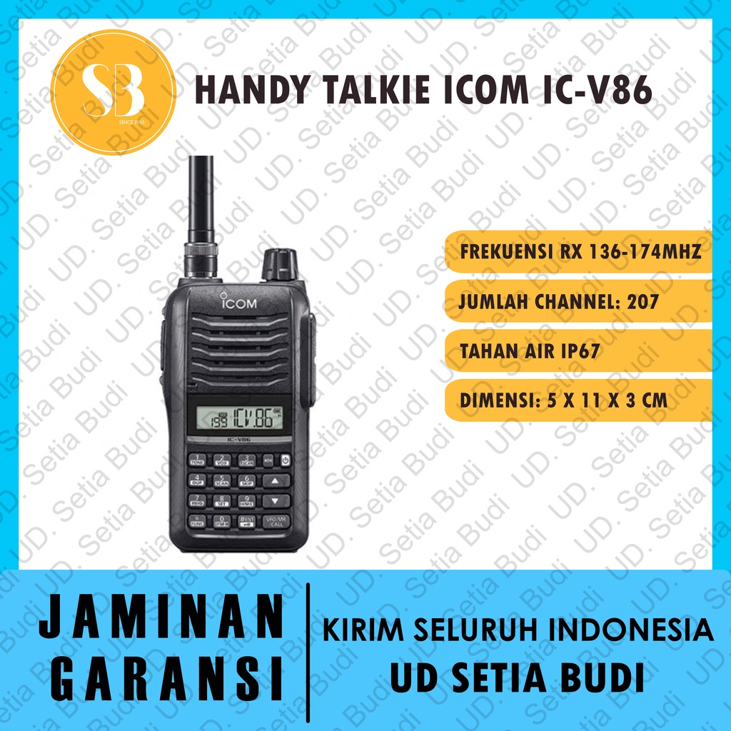 Jual HT / Handheld Radio Icom IC-V86 Asli dan Bergaransi | Shopee Indonesia