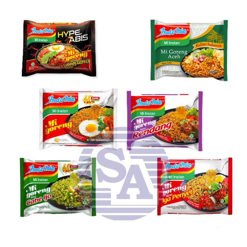 Jual Indomie goreng/rendang/Aceh/geprek/cabe ijo/iga penyet/rica rica ...