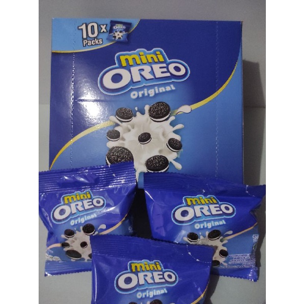 Jual MINI OREO ORIGINAL KEMASAN BOX/ BISKUIT OREO MINI / BOX ISI 10 ...