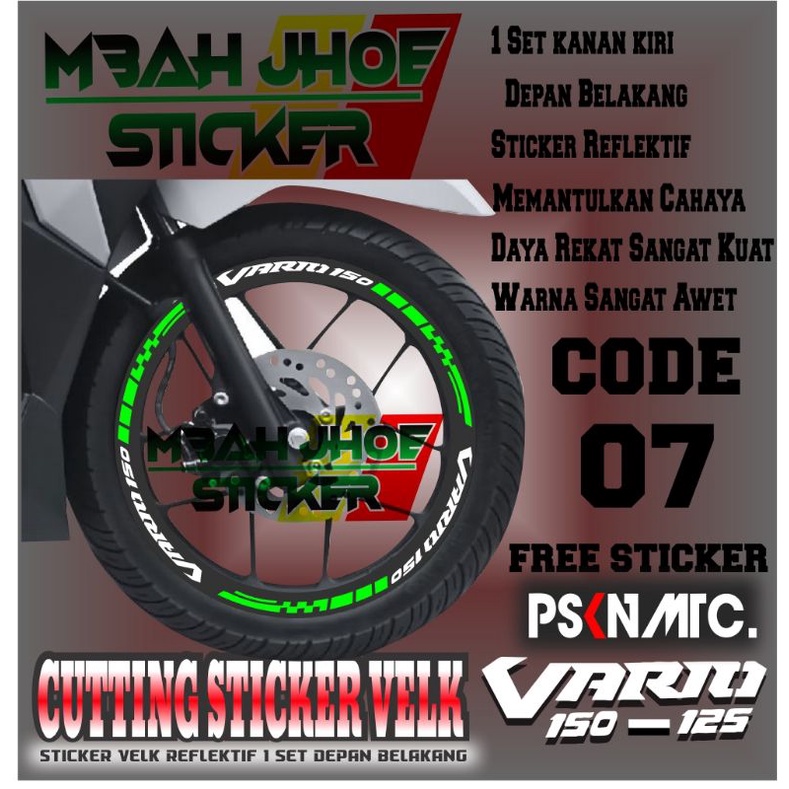 Jual sticker velk vario,list velk vario,cutting sticker velk honda ...