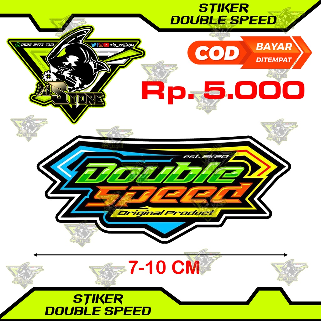 Jual Stiker Double Speed | Shopee Indonesia