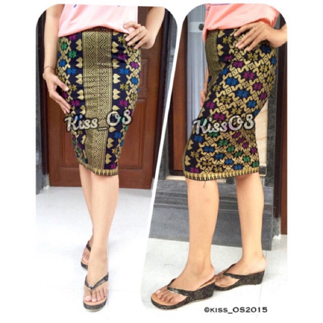 Jual Rok Span Pendek / Rok Songket Size XXL 17 | Shopee Indonesia