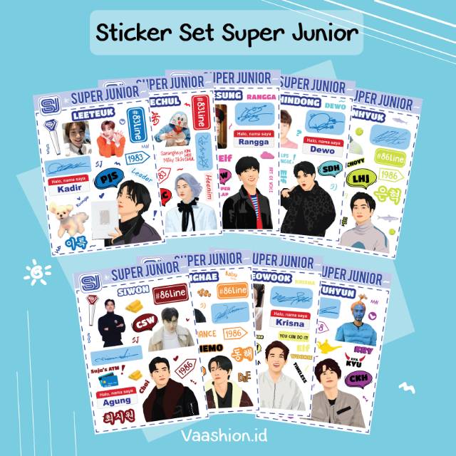 Jual Sticker Set Super Junior | Shopee Indonesia