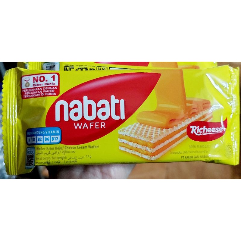 Jual Nabati Wafer Renceng 17 gr x 10 pcs | Shopee Indonesia