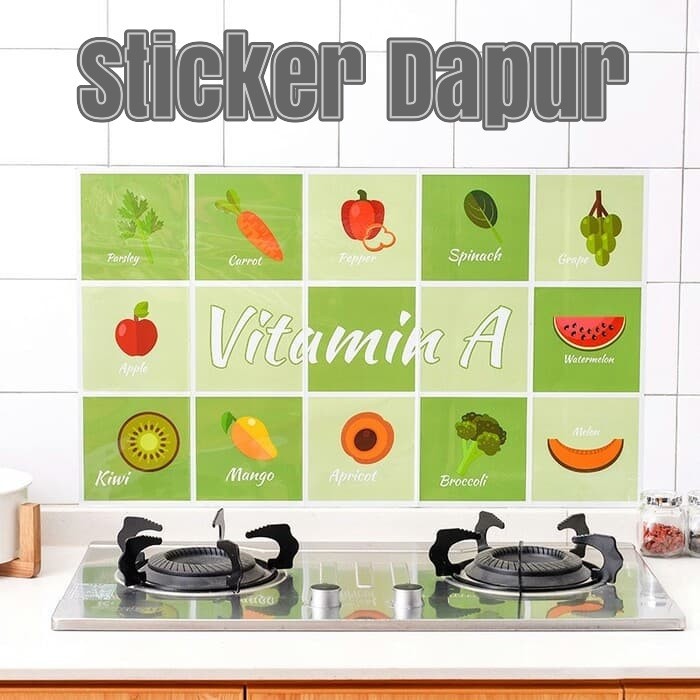 Jual Sticker Dapur Stiker Dapur Anti Minyak Air | Shopee Indonesia