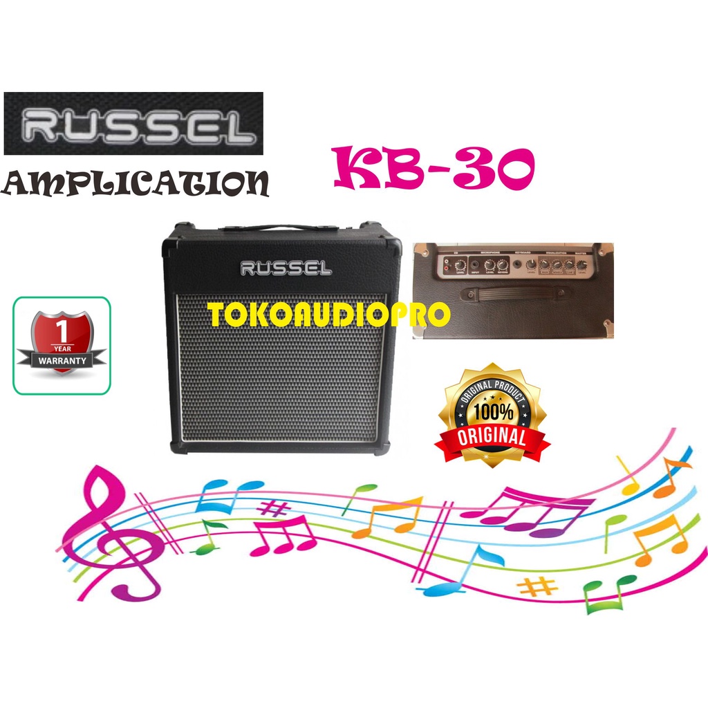 Jual Ampli Keyboard Russel KB30 8 Inch | Shopee Indonesia