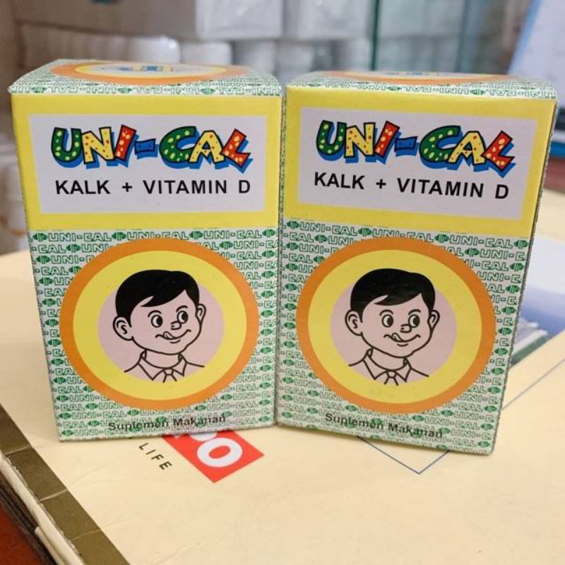 Jual UNI CAL LALSIUM ANAK DAN DEWASA UNTUK TULANG DAN GIGI | Shopee ...