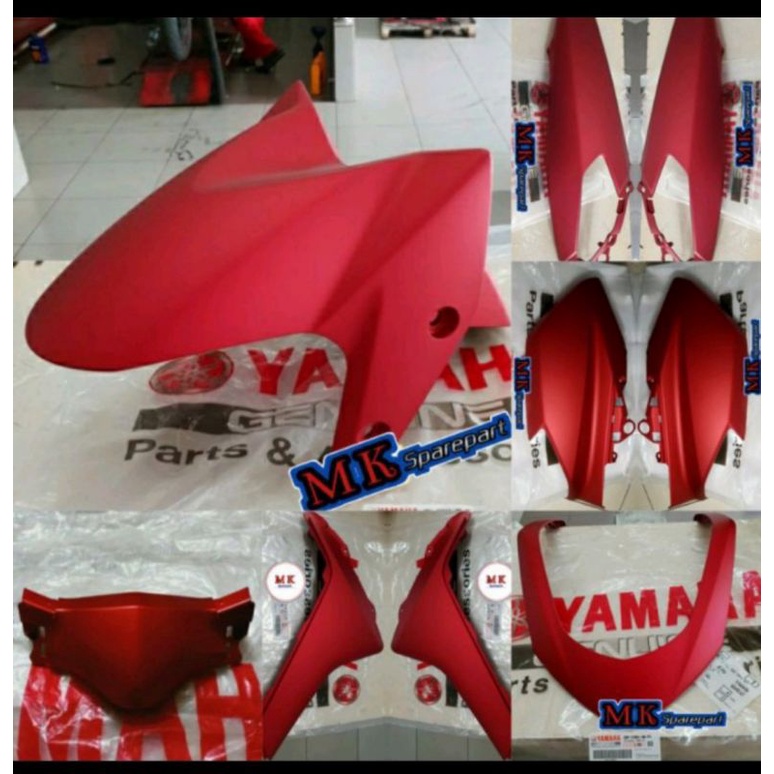 Jual PAKET FULL SET BODY HALUS NMAX, N MAX OLD 2016-2019 MERAH DOFF ORI ...