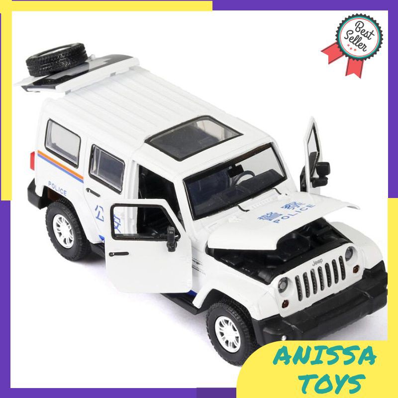 Jual Diecast Mobil 1 32 Model Kit 1:32 Jeep Wrangler Off-road Vehicle ...