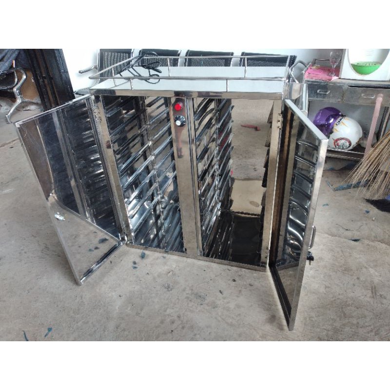 Jual Food Trolley/ Troli Makan + Pemanas (Free Tray Makan) | Shopee ...