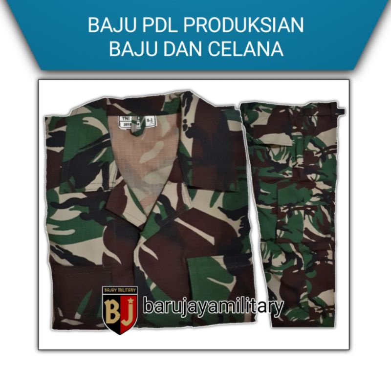 Jual BAJU PDL TNI AD PRODUKSI TERMURAH | Shopee Indonesia