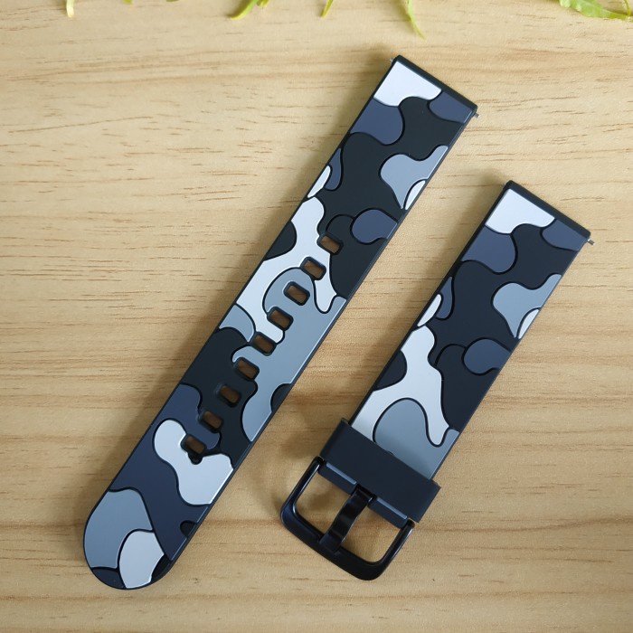 Jual seiko mod strap fluorine rubber army quick release Abu-abu ...