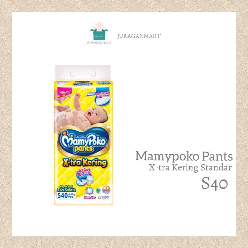 Jual MAMYPOKO Standar Xtra Kering Kuning Popok Celana Bal S40 ...