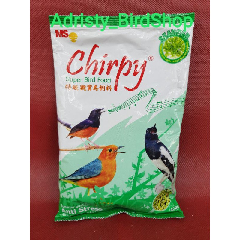 Jual CHIRPY super bird food (400g) | Shopee Indonesia
