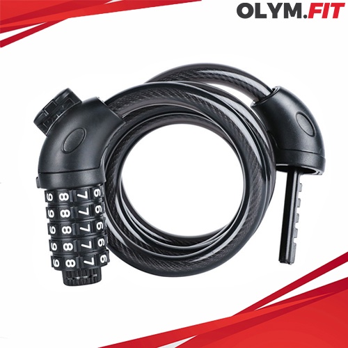 Jual Kunci Gembok Sepeda 5 Digit Kombinasi Anti Maling Key Lock MTB ...