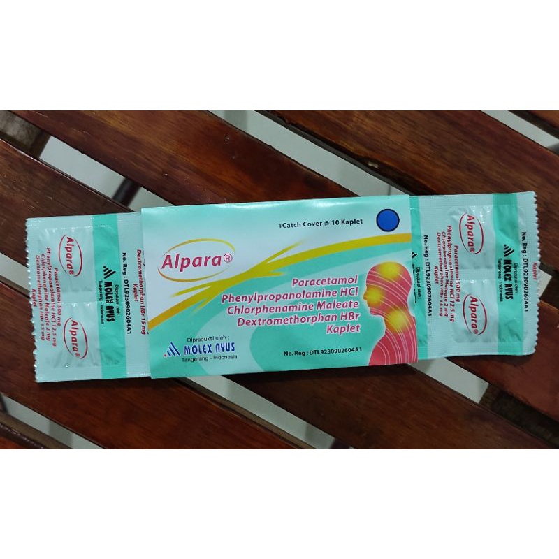 Jual Alpara 10 Tablet / Obat Batuk / Pilek / Demam / Sakit Kepala / 10 ...