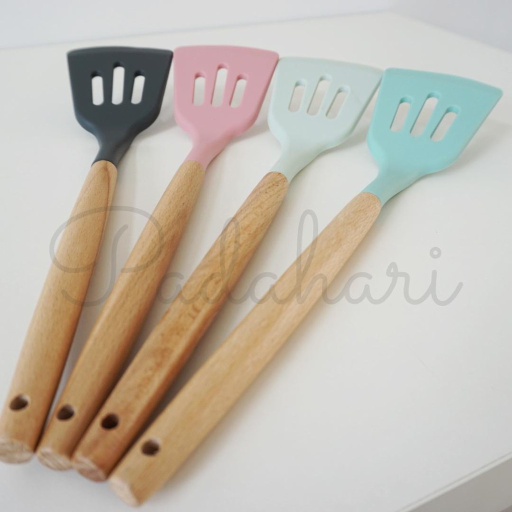 Jual Spatula/sutil/sodet teflon berlubang silikon desain scandinavian ...