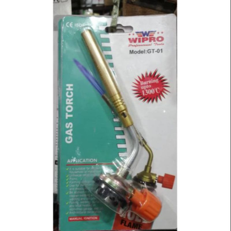 Jual Gas Torch Wipro GT-01 Gas Blow Lamp Wipro / Pemantik Api | Shopee ...