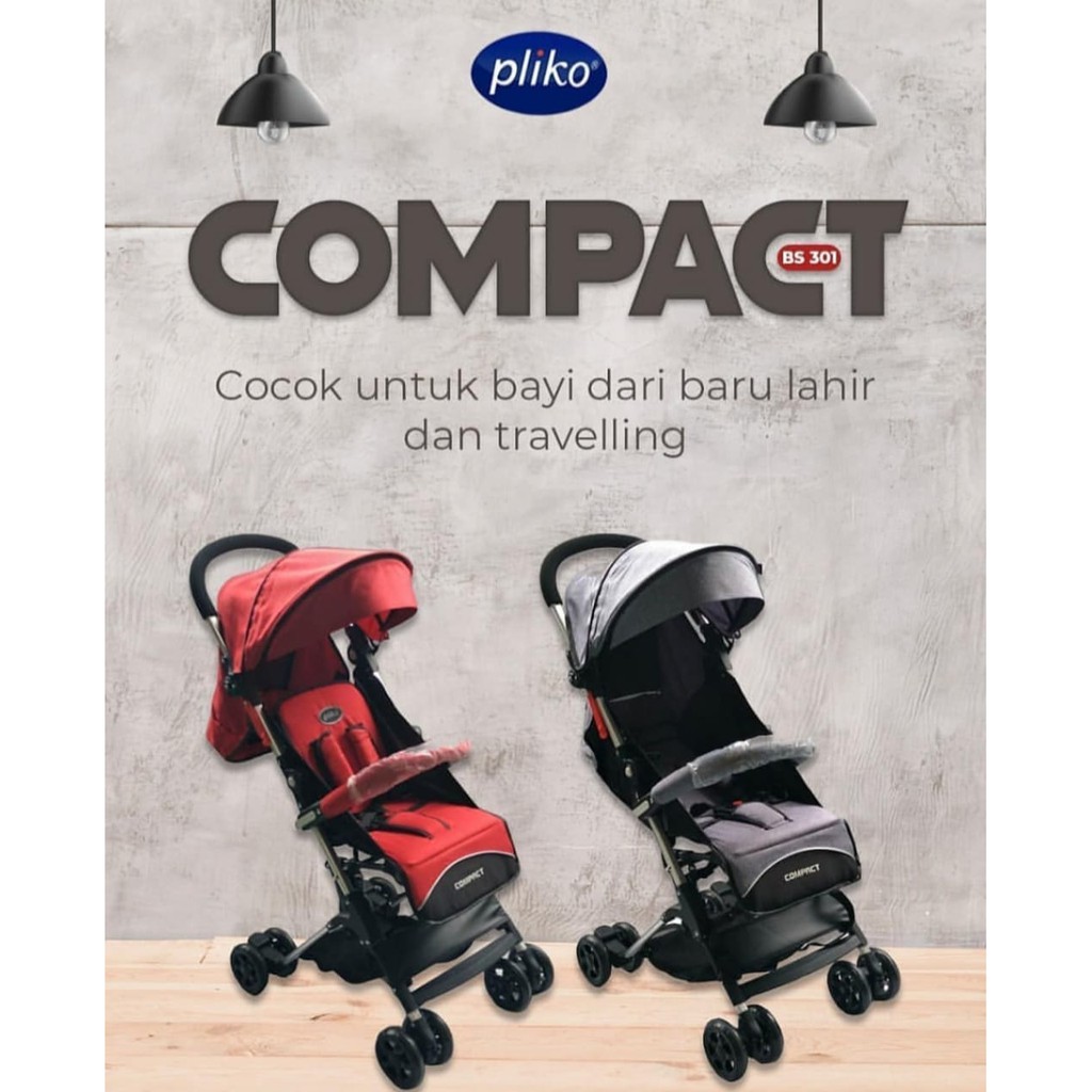 Jual Stroller Pliko Compact BS 310 (New born) | Shopee Indonesia