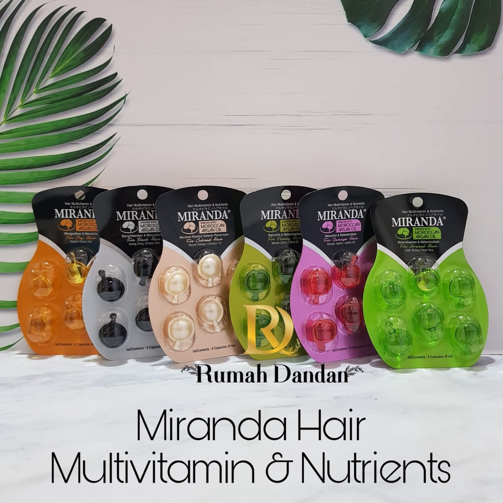 Jual Miranda Hair Multivitamin & Nutrients Vitamin Rambut | Shopee ...