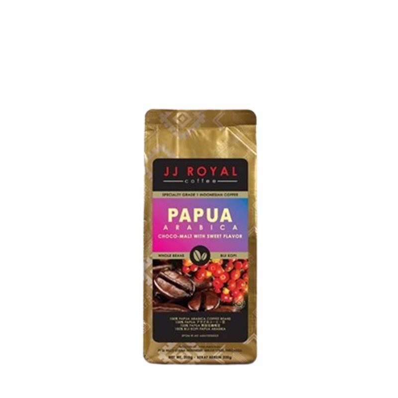Jual JJ Royal Coffee Beans Papua Arabica 200 gr | Shopee Indonesia