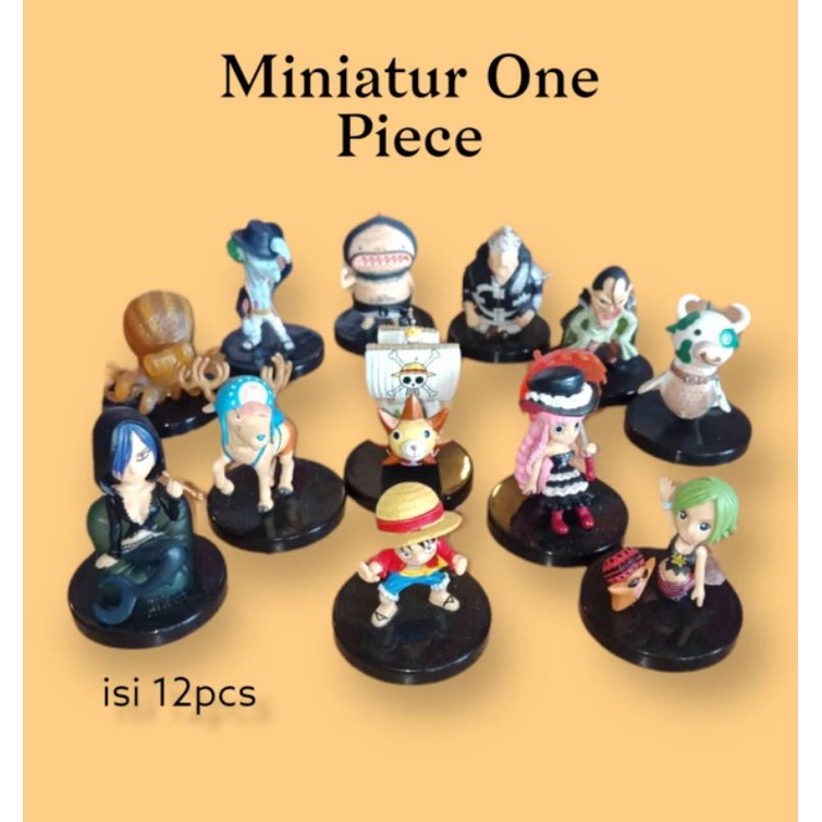 Jual MINIATUR SET ONE PIECE FIGURE 12PCS | Shopee Indonesia