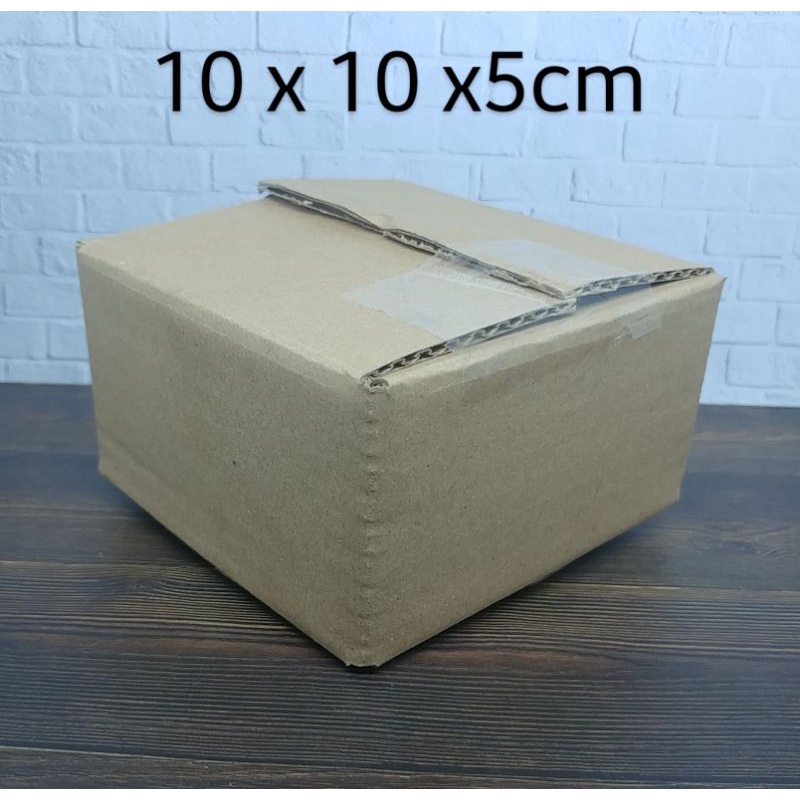 Jual Kardus / Box Carton coklat uk. 10 x 10 x 5cm | Shopee Indonesia