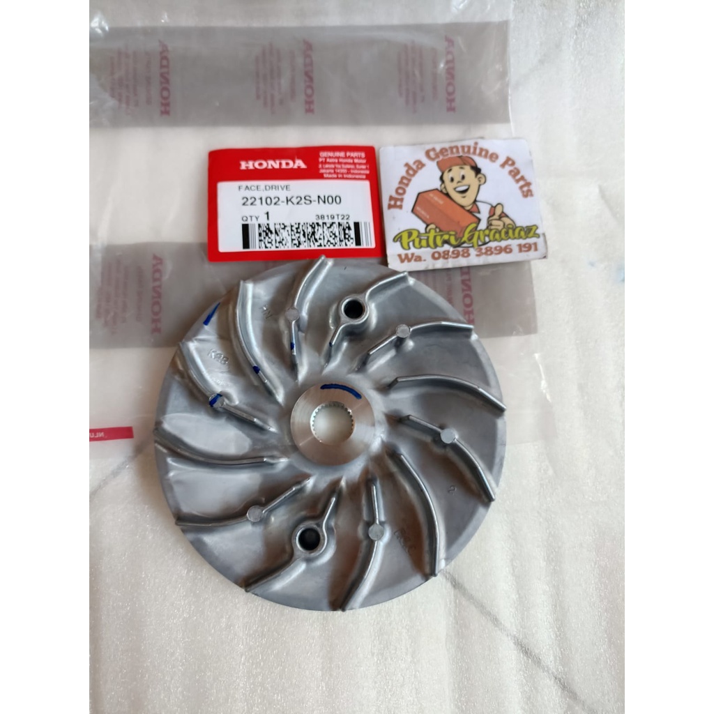 Jual Face Drive Vario 160 PCX 160 22102-K2S-N00 Kipas Pully Kipas CVT ...