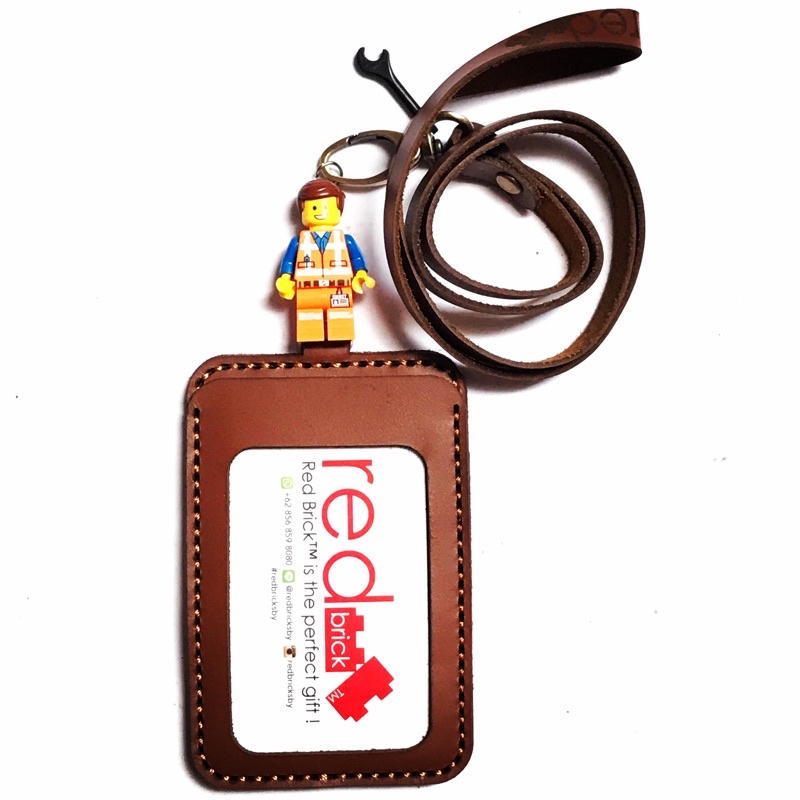 Jual LEGO Emmet Name Tag Genuine Leather (LEGO The Movies) | Shopee ...