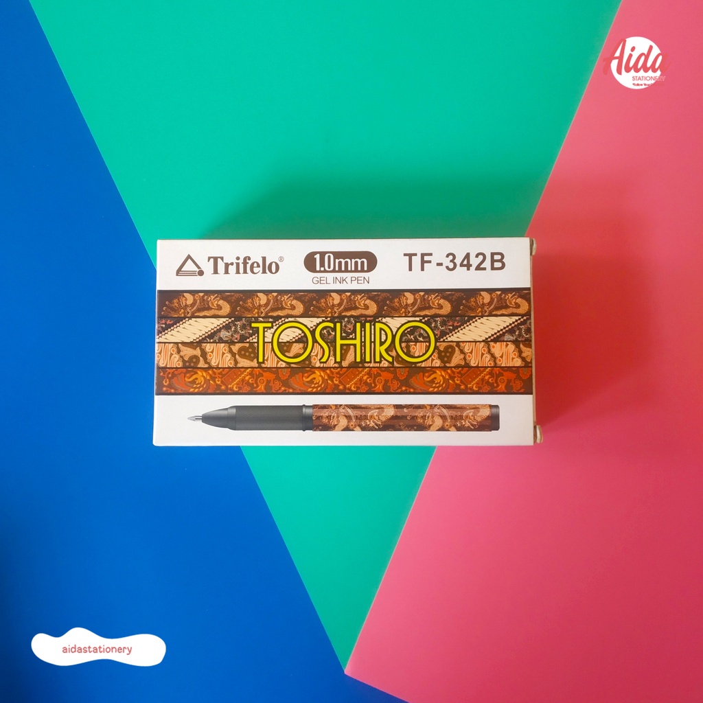 Jual Pulpen Gel Batik Trifelo TOSHIRO TF-342B (Pulpen Batik Sign Gel 1 ...