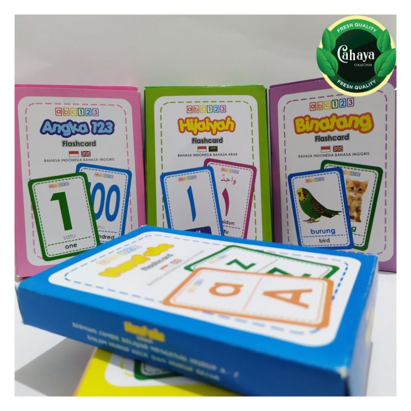 Jual Flashcard/Flashcard Anak/Kartu belajar Anak/mainan edukasi ...