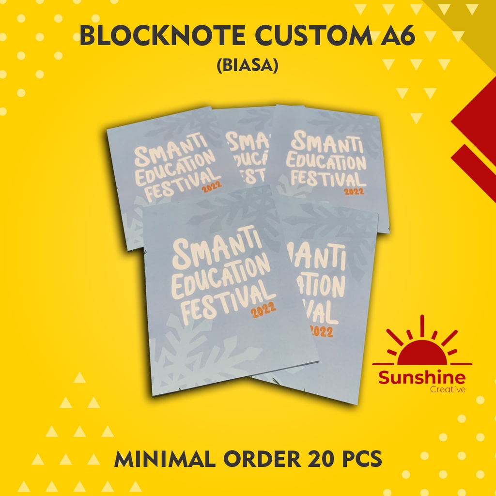 Jual Notes A6 Biasa (Stapler / Lem ) - 25 Lembar (50 Halaman) - Note ...