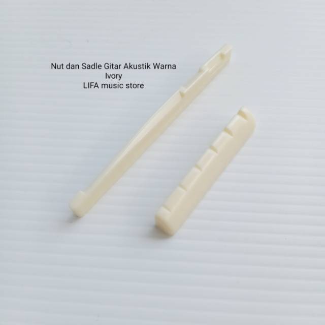 Jual Nut dan Sadle Gitar Akustik Warna Ivory | Shopee Indonesia