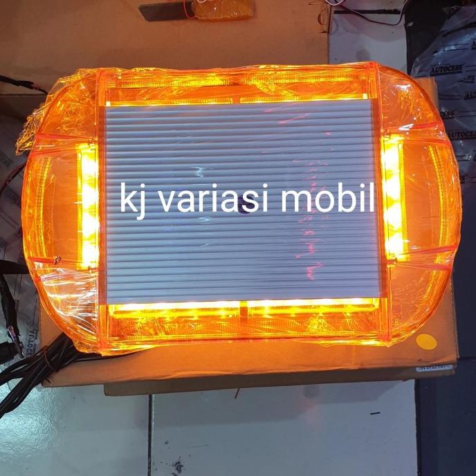 Jual Lampu light bar slim mini strobo yellow +magnet 30x20x4cm | Shopee ...