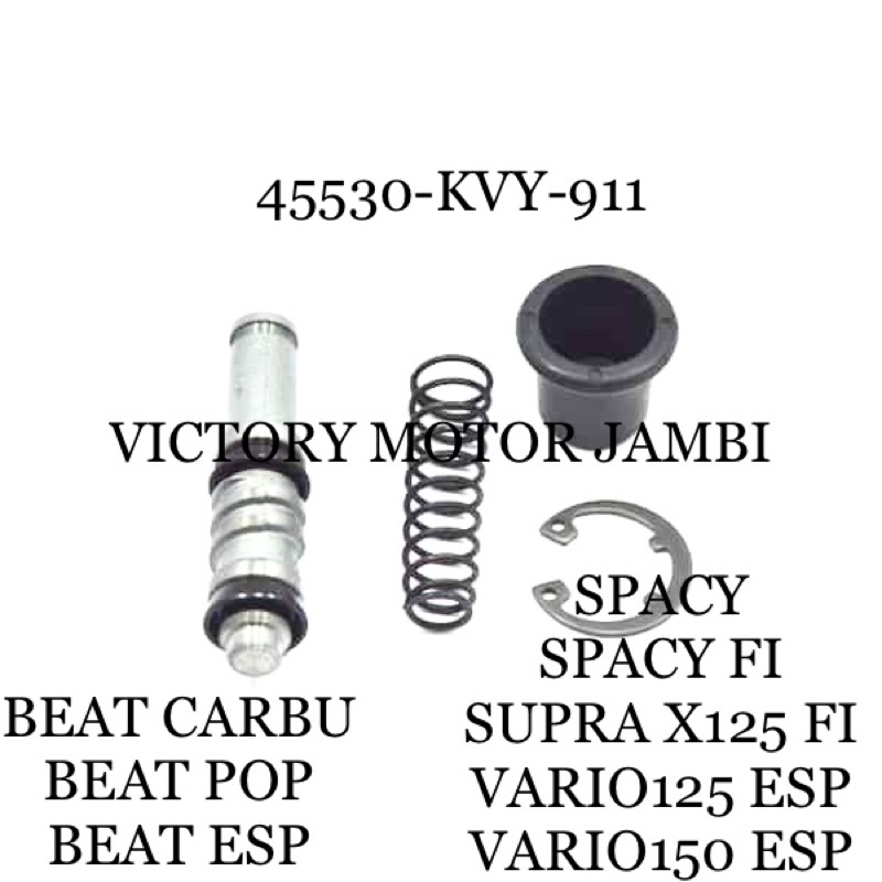 Jual ISI MASTER REM CYLINDER SET MASTER BEAT VARIO 45530-KVY-911 HONDA ...