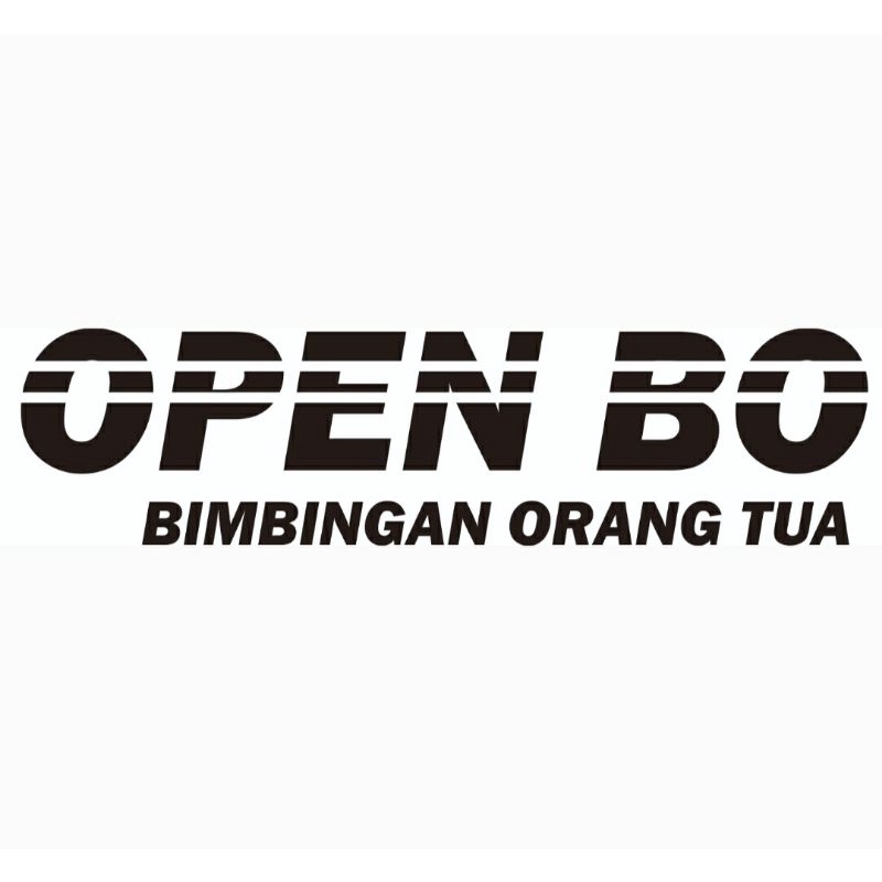 Jual Stiker Cutting Open BO Ukuran 30 cm x 10 cm | Shopee Indonesia