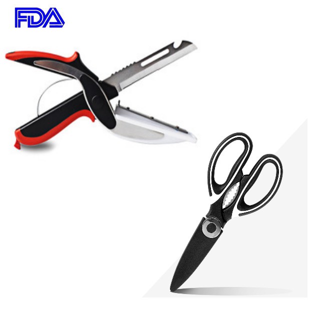Jual [LOGU] Clever cutter, gunting dapur, pisau gunting, gunting serba ...