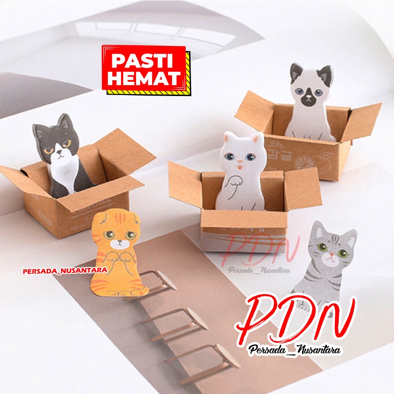 Jual STICKY NOTE NOTES AESTHETIC TO DO LIST MEMO PAD CAT STICKY STIKY ...