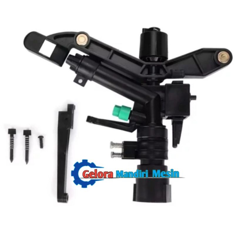 Jual Sprinkler Big Gun 1 Inchi PVC Impact | Alat Siram Radius Tembak 25 ...