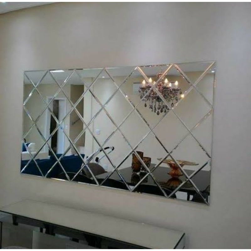 Jual KACA CERMIN DINDING HIAS UNTUK TEMBOK BAHAN FULL KACA MODEL KACA ...