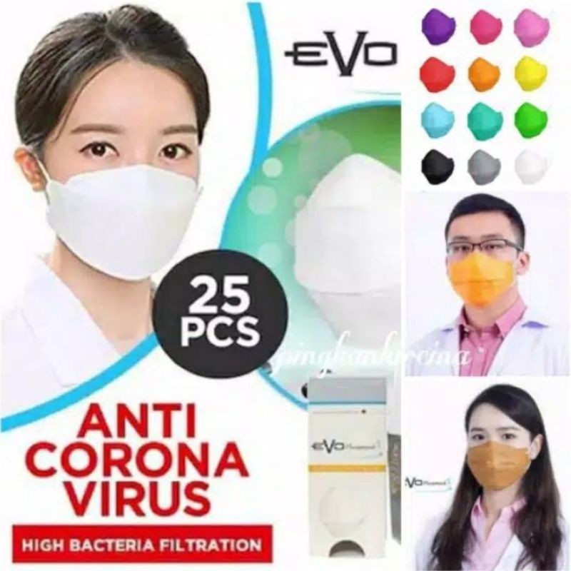 Jual Masker Evo Plusmed isi 25 pcs | Shopee Indonesia
