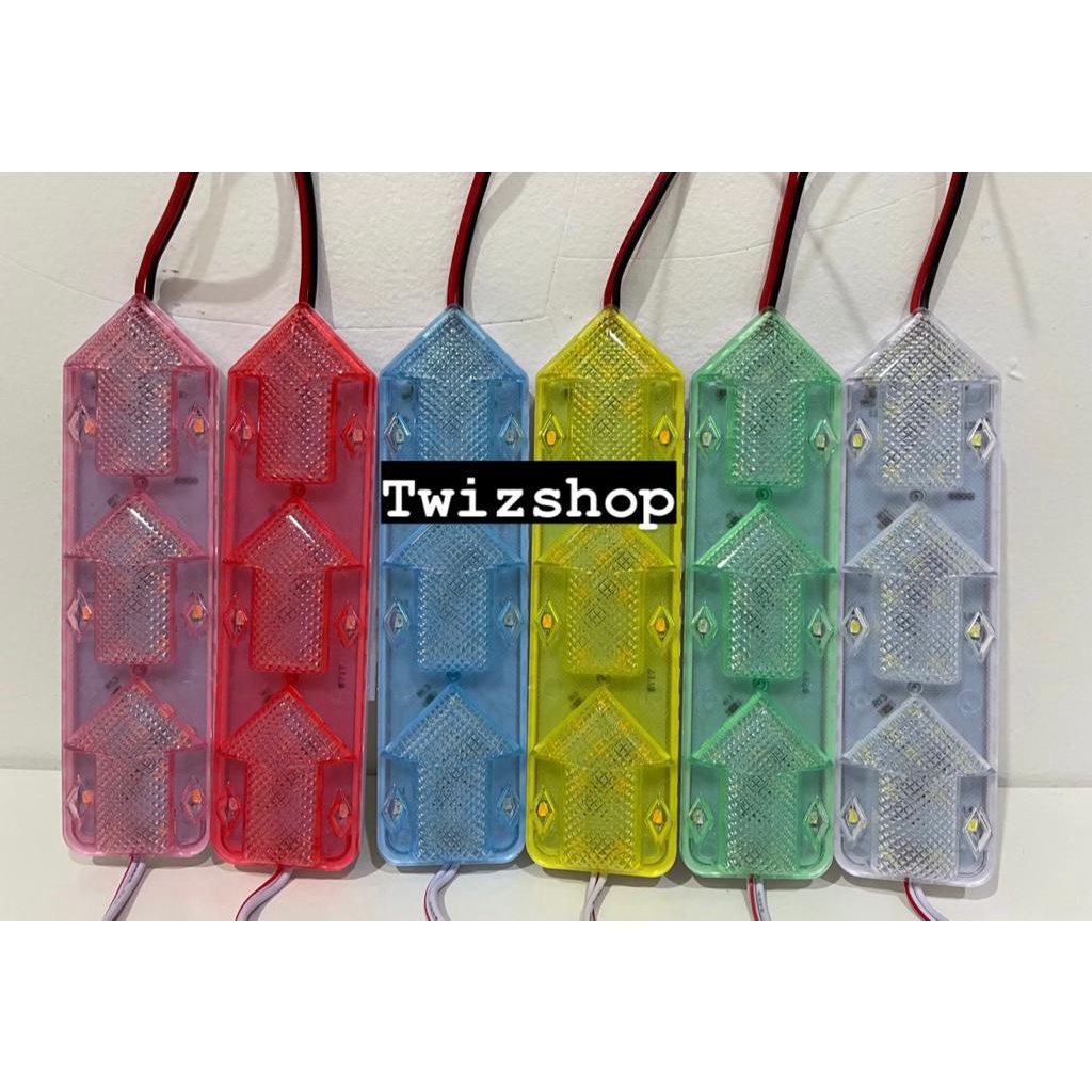 Jual Lampu LED 3 Panah 12V 24V / LED Variasi 3 Mata Panah 12 Volt 24 ...