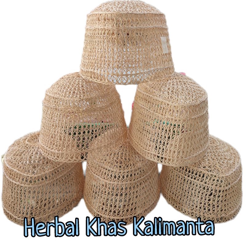 Jual Kopiah Akar Rotan Model Songkok Peci UAS Warna Cream | Shopee Indonesia