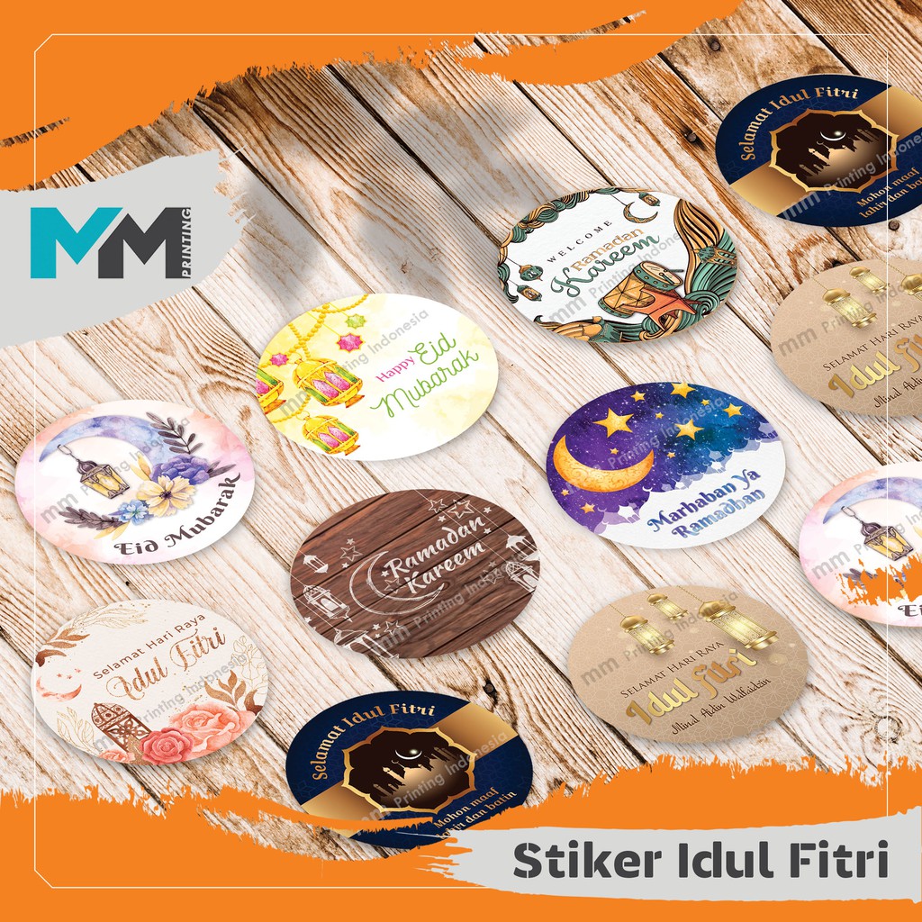 Jual [20pcs]Stiker Idul Fitri/Stiker Lebaran/Stiker ucapan selamat hari ...